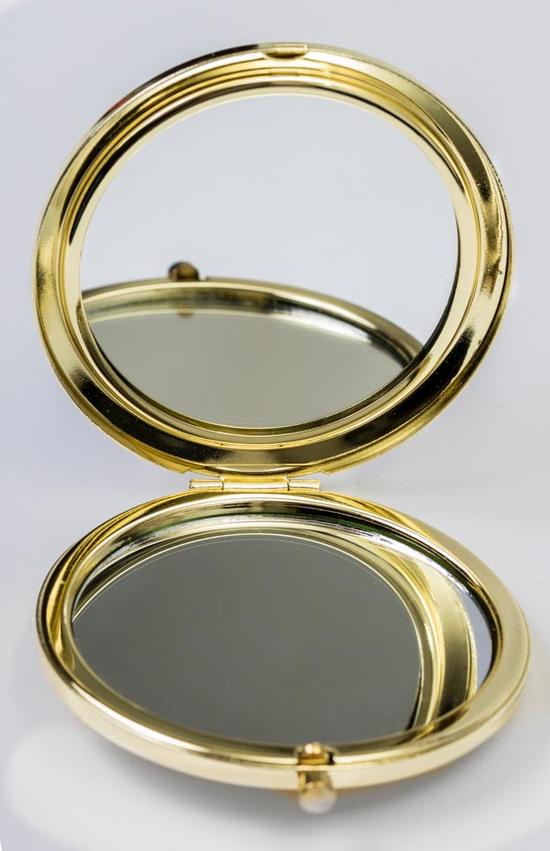 Claude Monet compact mirror : Nympheas